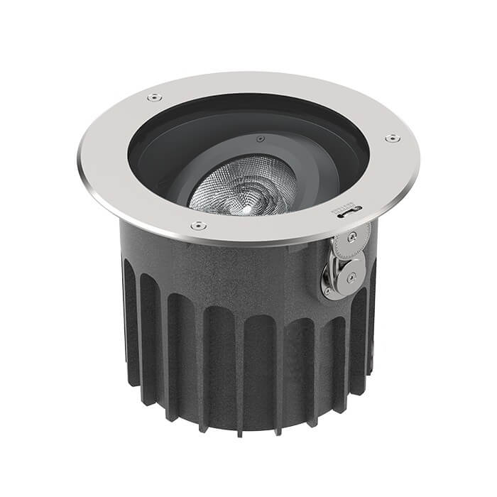 ĐÈN LED ÂM ĐẤT CHỈNH GÓC NGHIÊNG COB 42W/48W/54W TET-BDA2480142, đèn led âm đất chỉnh góc nghiêng